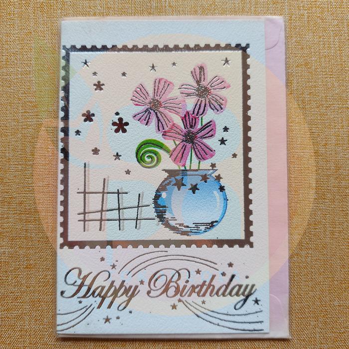 Jual Kartu & Amplop Ucapan Pesta Ulang Tahun Lipat Birthday Card ...