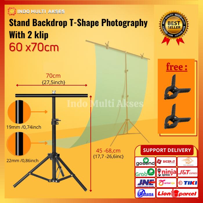 Jual Stand backdrop photography foto background fotograpi produk 60 ...