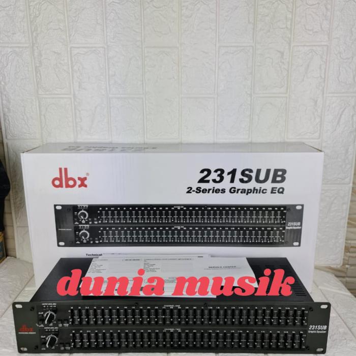 Jual equalizer dbx231 dbx 231. 2x31 channel - dbx 231 - Jakarta Barat - duniamusicc | Tokopedia