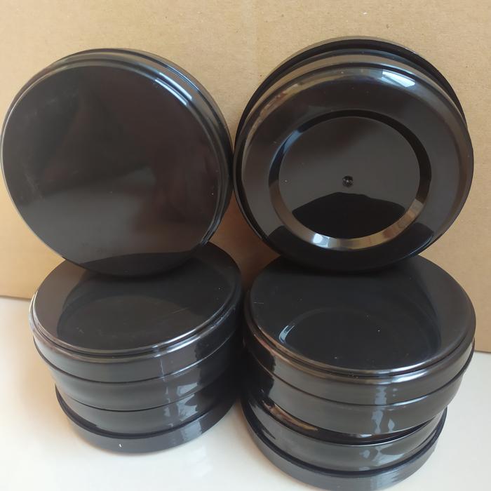 Jual Pot Lulur Kemasan Kosong 100gr Hitam/ Pot 100 Gr(pkt 50 Pcs)1 Kg ...