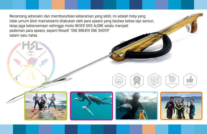 Jual Speargun / Panah Ikan 80cm dengan 2 set rubber - Kota Mataram ...