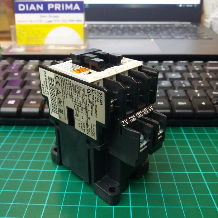 Jual Fuji Electric FA Kontaktor Contactor SC-03 Koil 220 vac RST NO ...