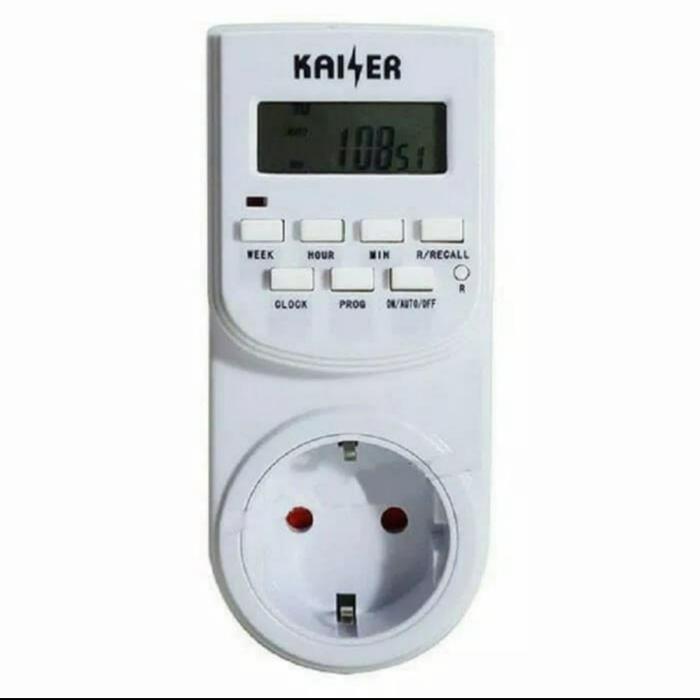 Jual timer digital stop kontak kaiser stop kontak timer otomatis ...