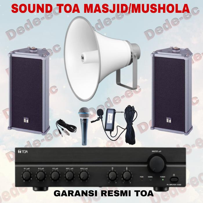 Jual Paket Sound System Toa Masjid Musholla Full Set Speaker Toa ...