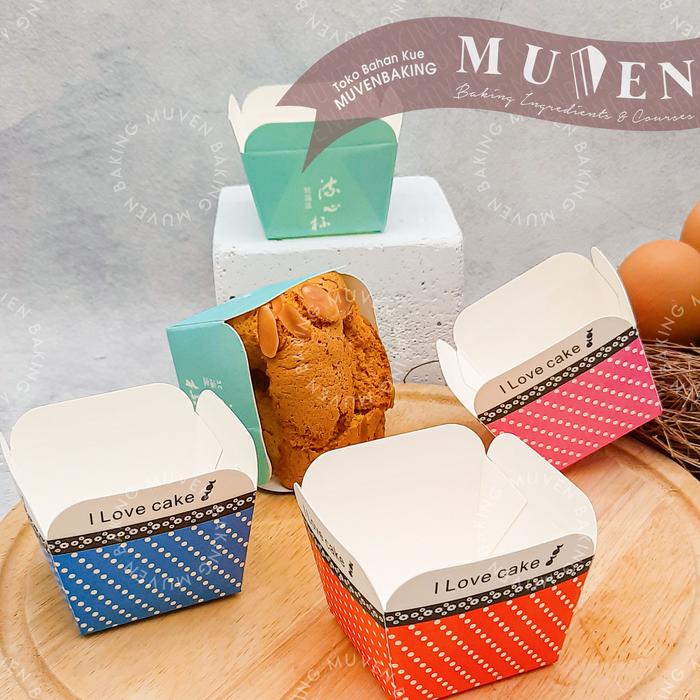 Jual Paper Case Roti ( Cup Muffin Kotak ) Kertas Baking Bluder Bruder ...
