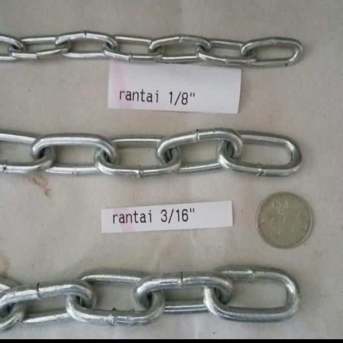Jual rantai besi galvanis uk 1/8 ato 3 mm - Kab. Tangerang ...