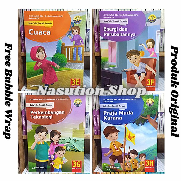 Jual Buku Tematik 3a 3b 3c 3d 3e 3f 3g 3h Yudhistira K13 Revisi Kelas 3 ...