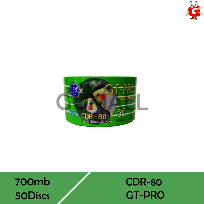 Jual CD Kosong CDR GT-Pro 56x 700mb 50Discs - Kota Denpasar - gomall.id ...