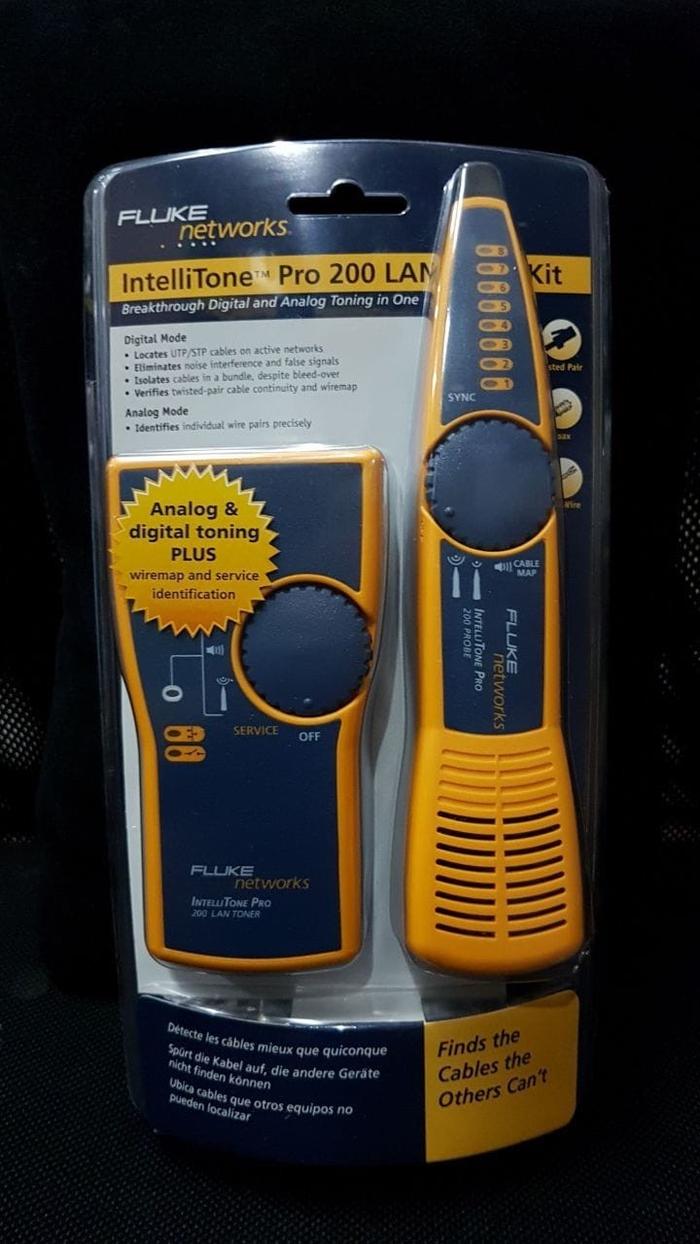 Jual Fluke MT8200-60 Kit IntelliTone Pro 200 LAN Toner,Tracer & Probe ...