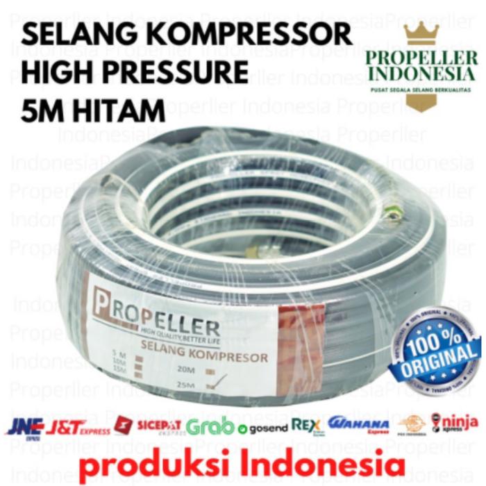 Jual Selang Kompresor Hitam 5M Selang Kompresor Angin Selang Kompresor ...