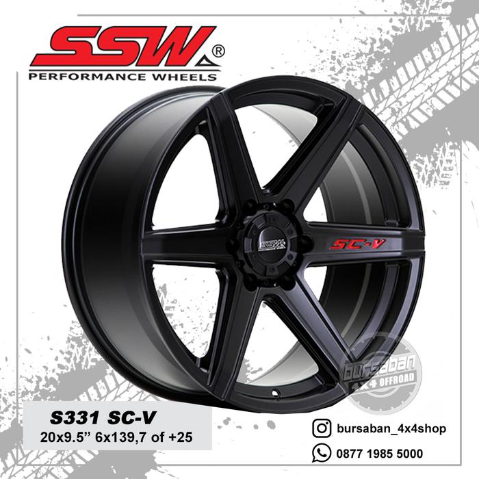 Jual Velg R20 Pajero Sport Fortuner SSW S331 SC-V ORIGINAL Thailand ...