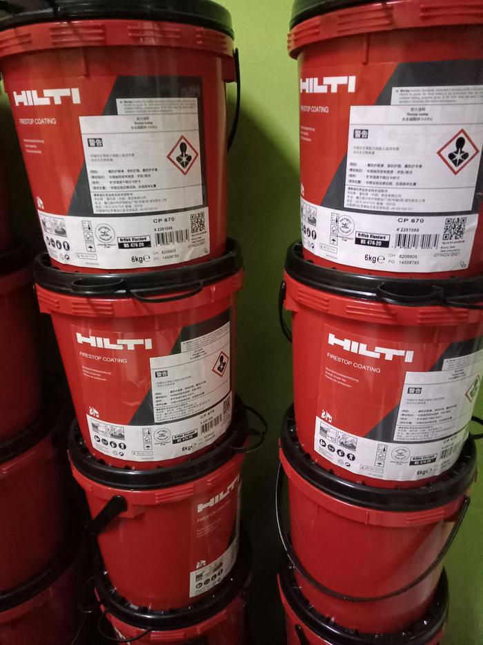 Jual Material Firestop Type Coating CP 670 HILTI - Jakarta Selatan ...