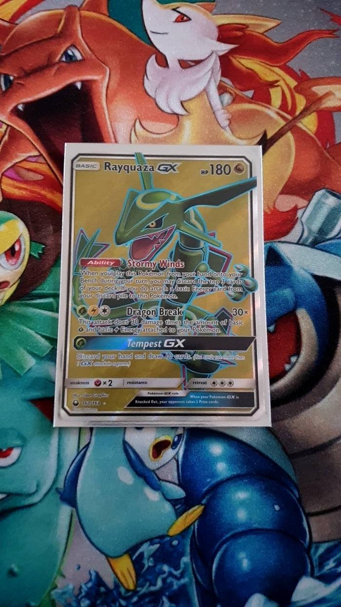 Jual Rayquaza GX - 160/168 - Full Art Ultra Rare Sun & Moon: CS Pokemon ...