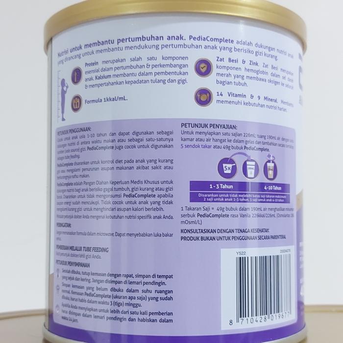 Jual Pediasure Complete Van 400gr Di Seller Sunshop - Cengkareng Timur ...