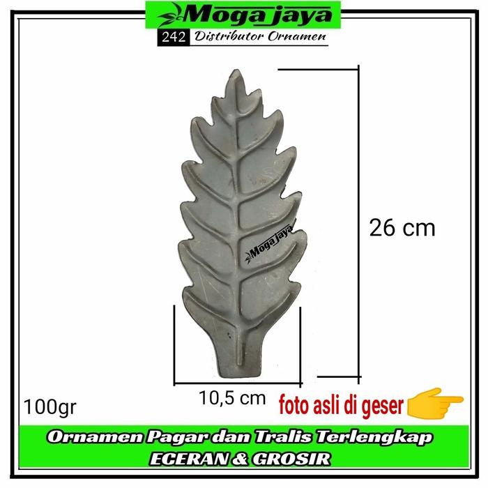 Jual daun pace atau mengkudu besi plat ornamen pagar tralis balkon ...