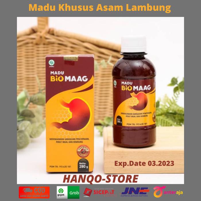 Jual MADU BIO MAAG HERBAL KHUSUS ASAM LAMBUNG OBAT MAAG GERD PUSING ...