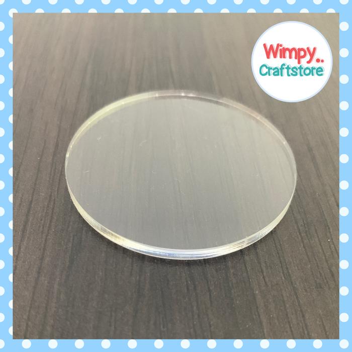 Jual Akrilik Base Cake Topper Clay Nendorid Action Figure Acrylic Bulat ...