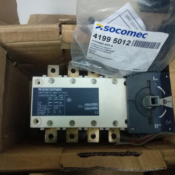 Jual Ohm Saklar-Change Over Switch-COS Socomec Sircover 4p 160A - Jakarta Pusat - Waluya panel ...