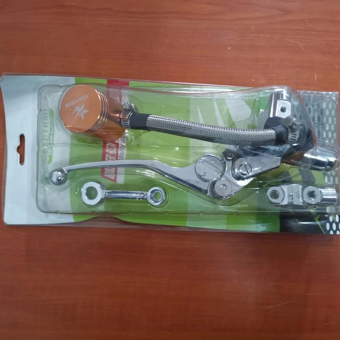 Jual Master Rem motor Depan Tabung CNC Merek Megatron - Orange ...