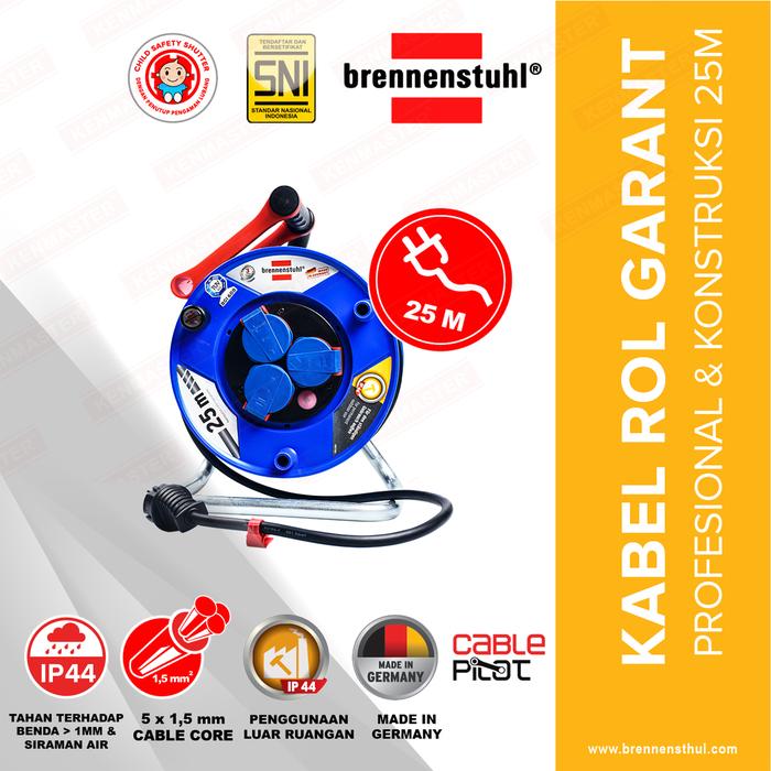 Promo Brennenstuhl Kabel Roll 25 Meter Garant IP44 - KBRL04 / Kabel ...