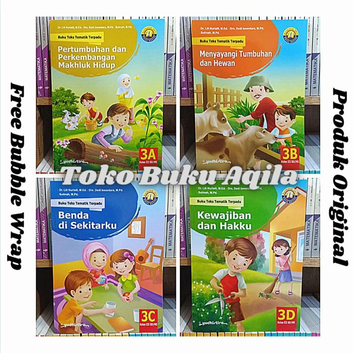 Jual Buku Tematik Yudhistira 3a 3b 3c 3d 3e 3f 3g 3h K13 Revisi Kelas 3 ...