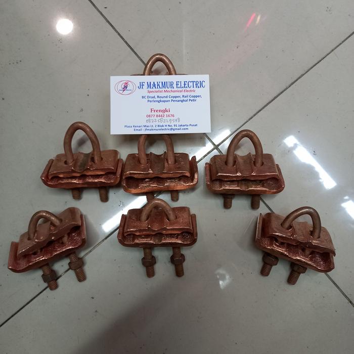 Jual clam u bolt 3 way /3 jalur / clam grounding 3hole - Jakarta Pusat ...