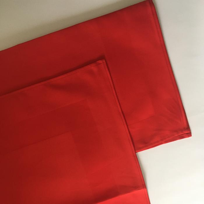 Jual [DAMASK FRAME] Napkin serbet hotel merah red chili satin band ...