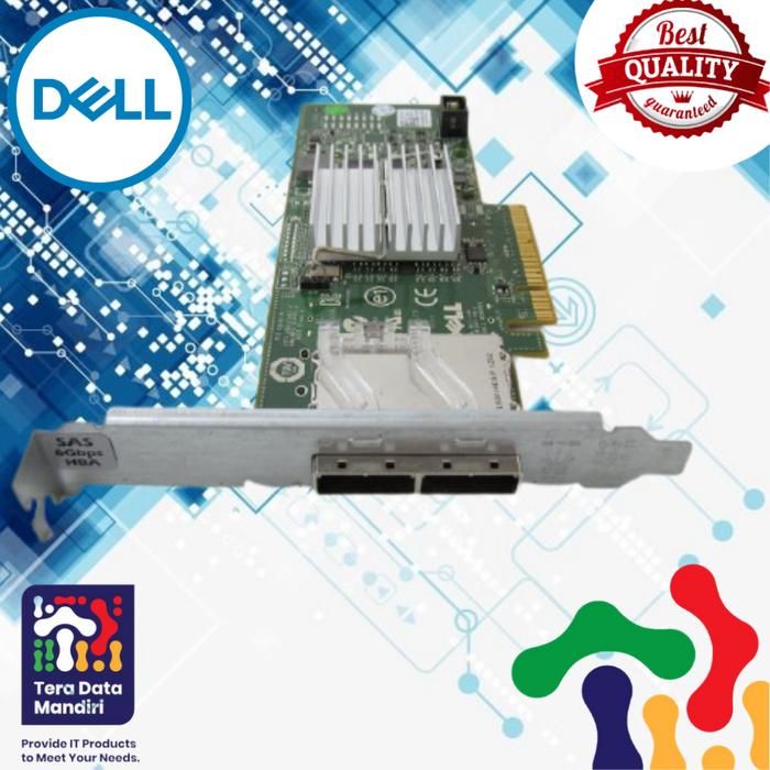 Jual Dell-Dual Port External 6Gbps SAS PCI-e HBA SAS6E Controller ...