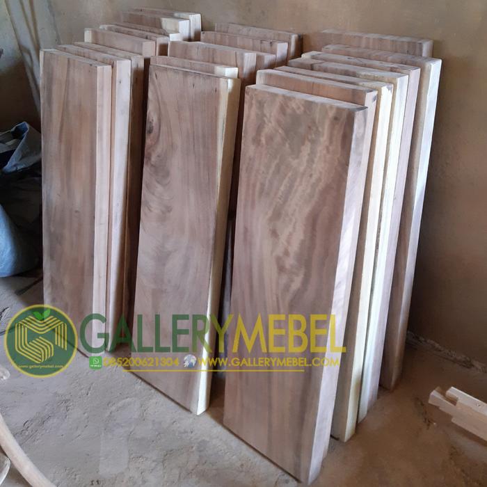 Jual Papan Trembesi Mentah Solid tanpa Sambung, Step Tangga Kayu Suar ...