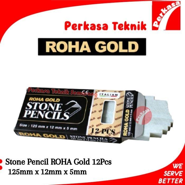 Jual Kapur Besi 12 Pcs ROHA Gold 125x12x5 mm Original Premium Stone ...