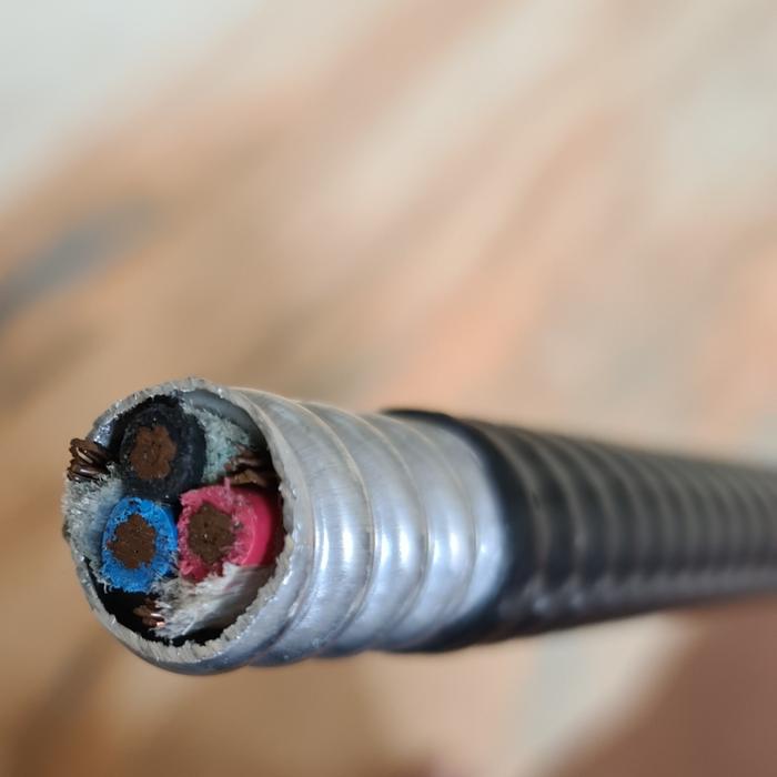 Jual Southwire Metal Plated Clad MC HL XLP Cable 3C + G 8 AWG Exproof ...