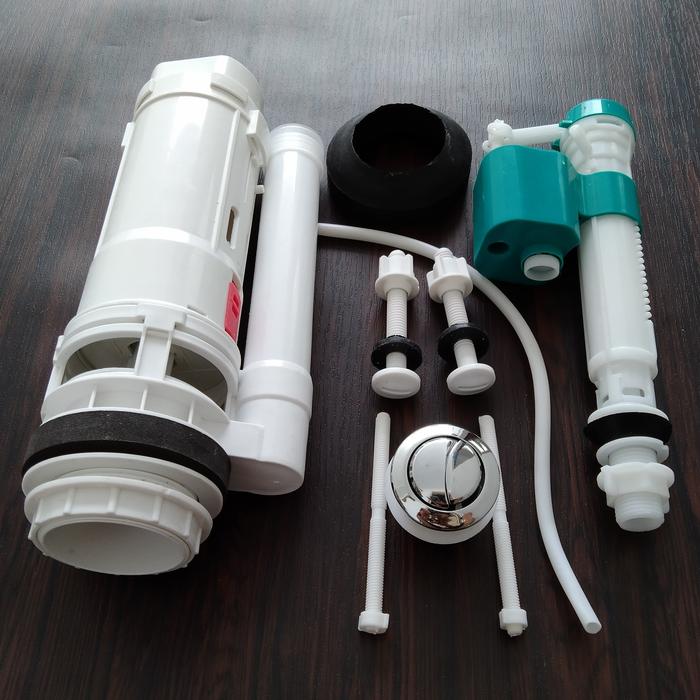 Jual Spare Part Kloset Duduk. Alat Closet Duduk Pembilas Full Set ...