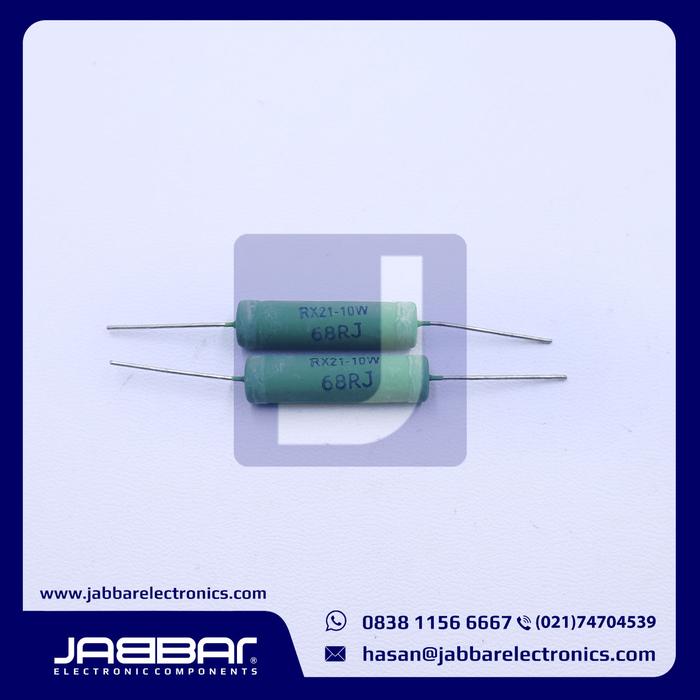 Jual RX21-10W 68RJ ( 10W 68 OHM 5%) RESISTOR DIP WIREWOUND - Kota ...