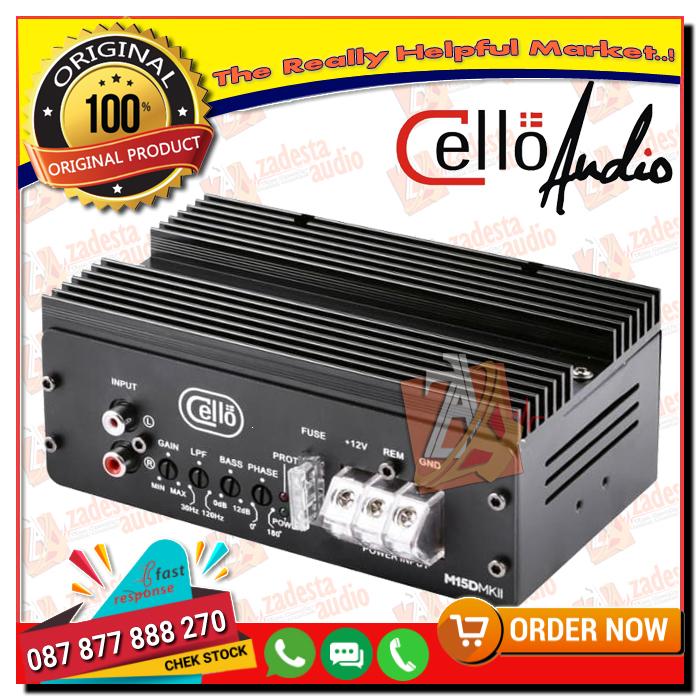 Jual Power Amplifier Monoblock CELLO M15D Class D 350W RMS @ 2 Ohm ...