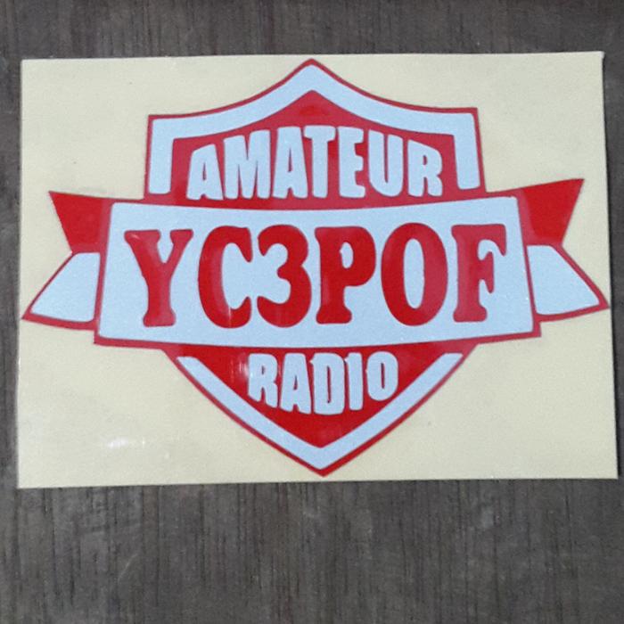 Jual STIKER CALLSIGN ORARI MODEL HARLEY KEREN UKURAN BESAR - Kab ...