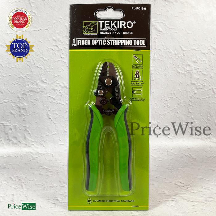 Jual Tang Potong Kabel Fiber Optik Tekiro / Fiber Optic Stripping Tool ...