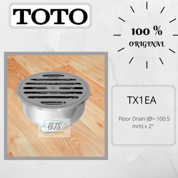 Jual Floor drain TOTO TX1EA / Saringan got kamar mandi TOTO - Kota ...