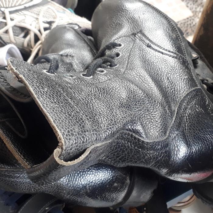 Jual Sepatu PDL Kulit Jeruk Asli Jatah TNI POLRI Sepatu Ceko Kulit ...