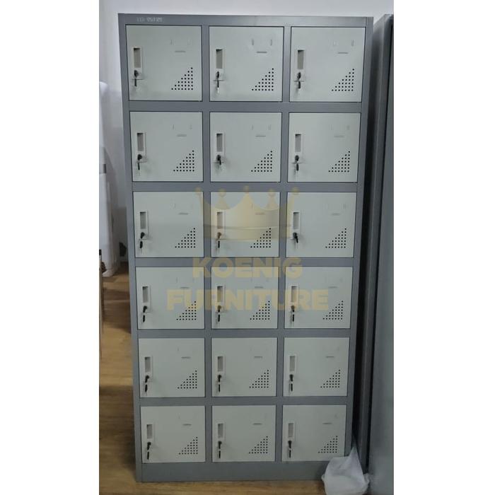 Jual Locker Besi 18 Pintu FR 18P / Locker Besi 18 Pintu Frontline Warna ...