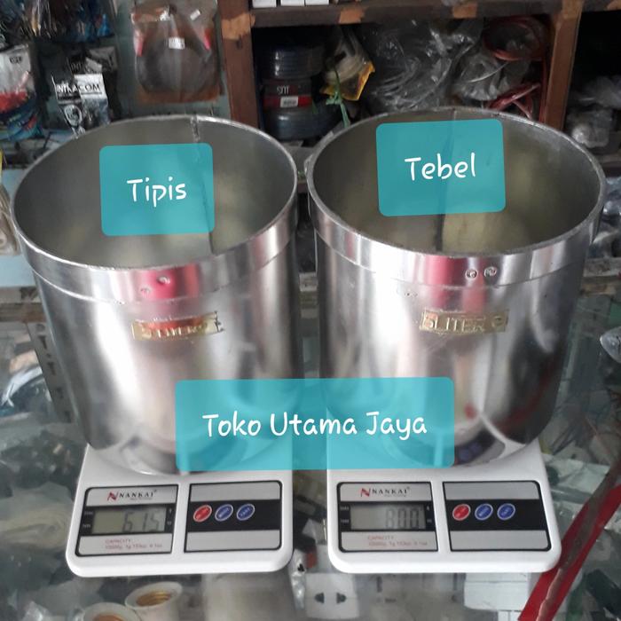 Jual Literan Beras 5 Liter Tebal / Liter Beras 5 Liter / Takaran Beras ...