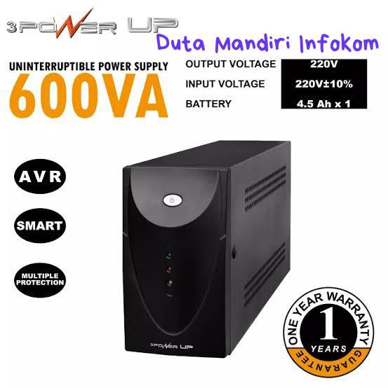 Jual UPS Power Up 600VA + AVR - Jakarta Pusat - Duta Mandiri Infokom | Tokopedia