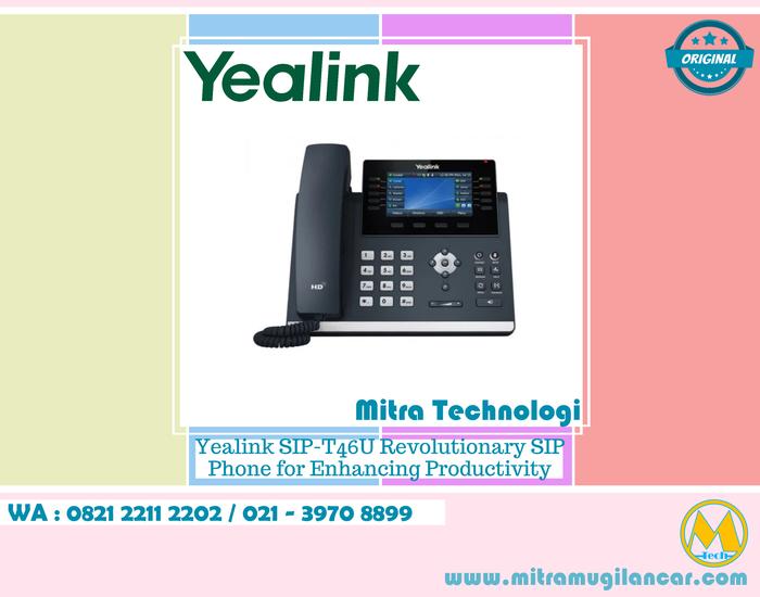 Jual Yealink SIP-T46U Revolutionary SIP Phone for Enhancing Productivity - Kota Bekasi - Mitra ...