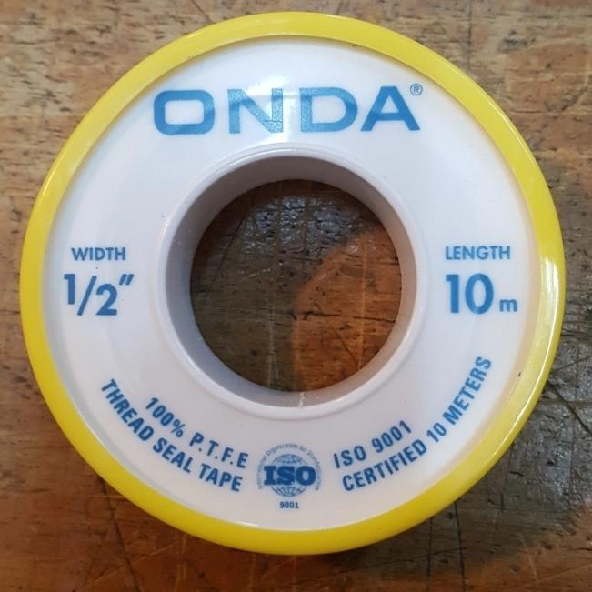 Jual Seal Tape Onda 12mm / Tape perekat 12 mm / PTFE Thread 1/2 ...