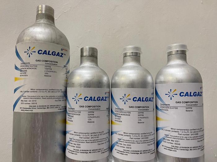 Jual Span Gas Merk Calgaz ( Gas Detector untuk kalibrasi) 34 L - Kota ...