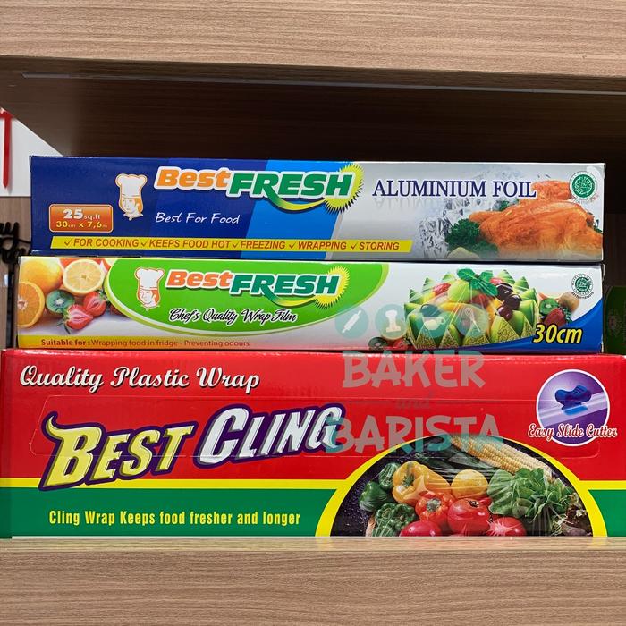 Jual Food grade Best cling wrap box with easy cutter 30cmx500m ...