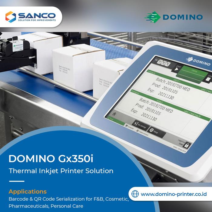 Jual Printer Domino Gx350i (Machine Only) - Jakarta Barat - Domino Printer | Tokopedia