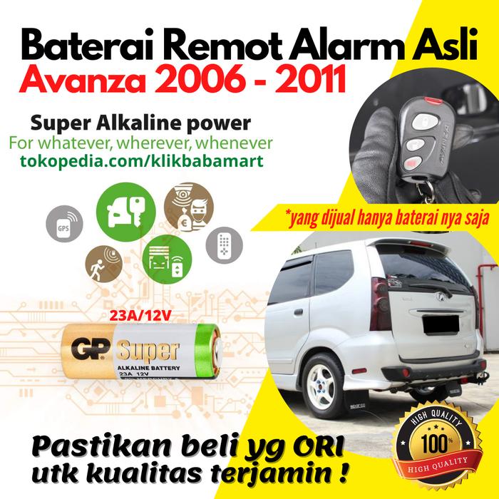 Jual BATERAI REMOT ALARM ASLI TOYOTA AVANZA 2006-2011 BATTERY REMOTE ...