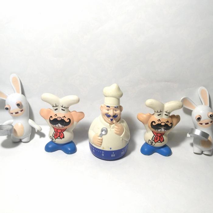 Jual Rabbids Invasion Chaki Kids KFC Mix Chef Koki Timer Burger King ...