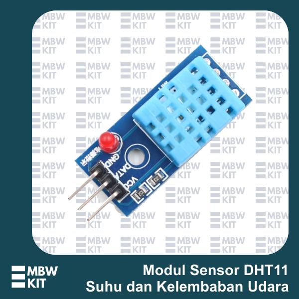 Jual Sensor DHT11 Modul Sensor Suhu dan Kelembaban Udara dengan LED ...