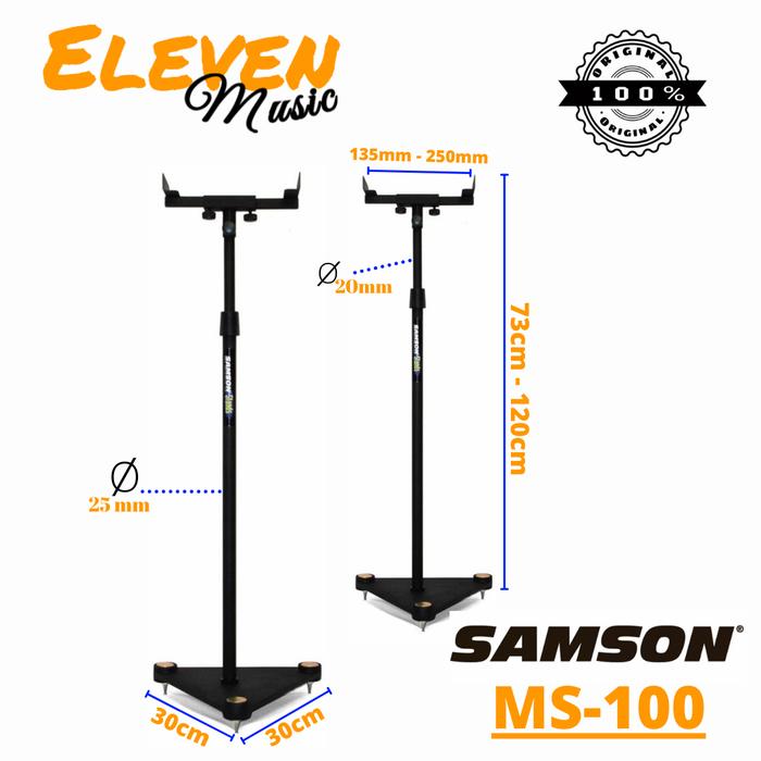 Jual Samson MS100 Studio Monitor Stands Stand Speaker Monitor - Jakarta ...